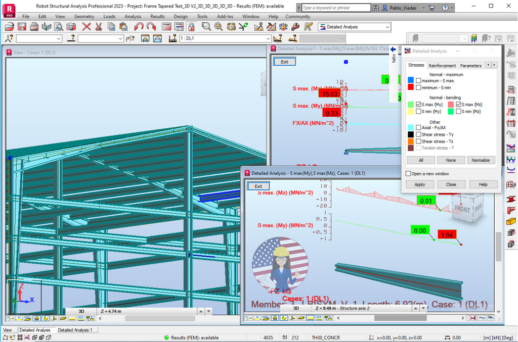 Autodesk Robot 2023 Tutorial. Steel Level I – Virginia E-Learning&Training