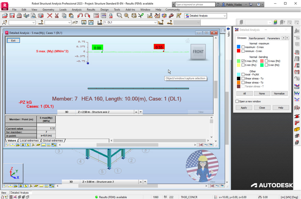 Autodesk Robot 2023 Tutorial. Steel Level I – Virginia E-Learning&Training