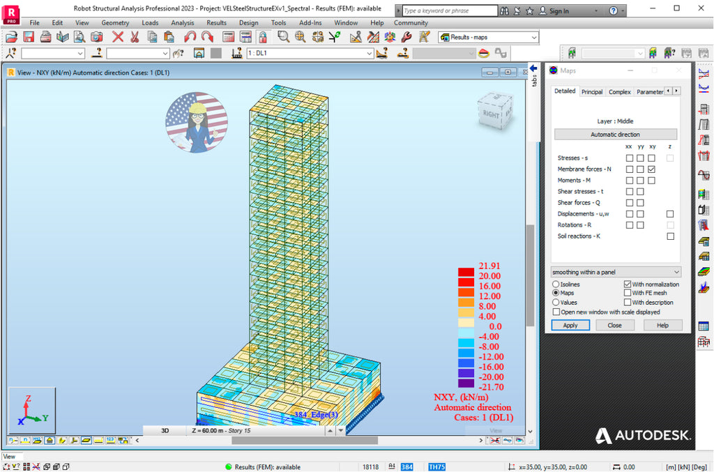 Autodesk Robot 2023 Tutorial | Steel | Full Package – Virginia E-Learning&Training