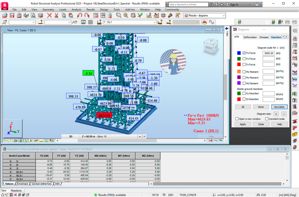 Autodesk Robot 2023 Tutorial | Steel | Full Package – Virginia E-Learning&Training
