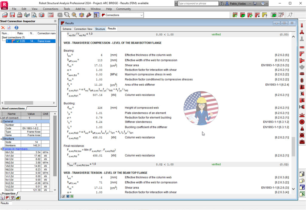 Autodesk Robot 2024 Tutorial. Bridges Level I – Virginia E-Learning ...