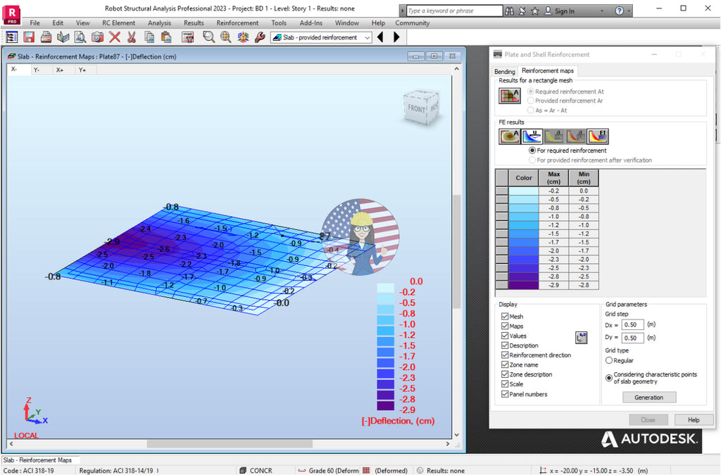 Autodesk Robot 2023 Tutorial | RC | Full Package – Virginia E-Learning&Training