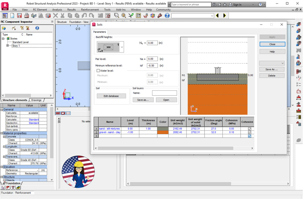Autodesk Robot 2023 Tutorial | RC | II – Virginia E-Learning&Training