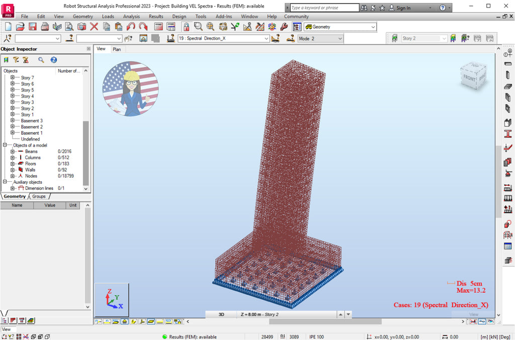 Autodesk Robot 2023 Tutorial | RC | III – Virginia E-Learning&Training