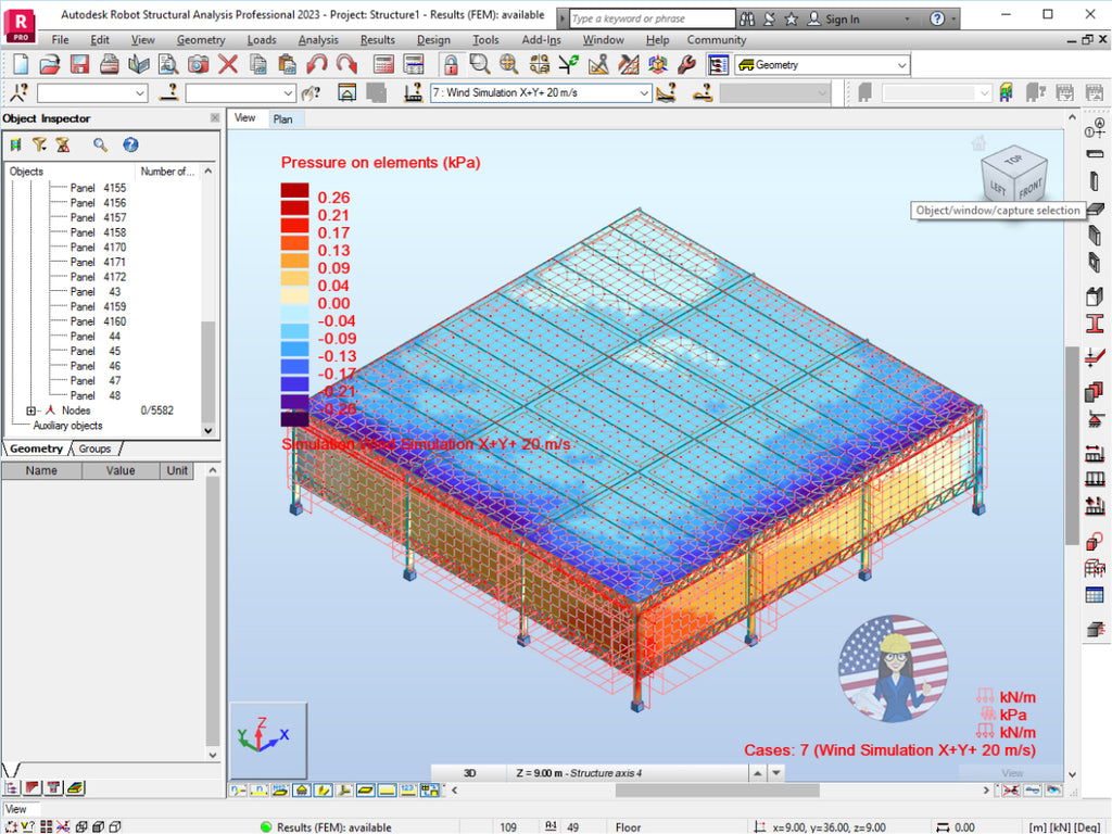 Autodesk Robot 2023 Tutorial. Steel Level II – Virginia E-Learning&Training