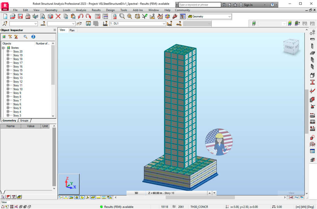 Autodesk Robot 2023 Tutorial | Steel | Full Package – Virginia E ...