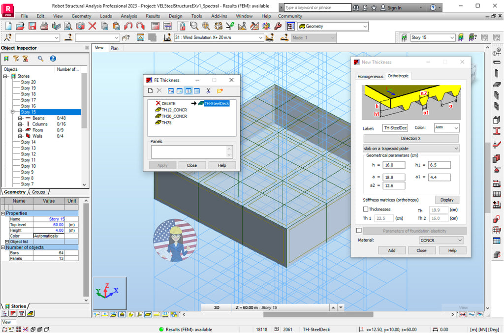 Autodesk Robot 2023 Tutorial | Steel | Full Package – Virginia E-Learning&Training