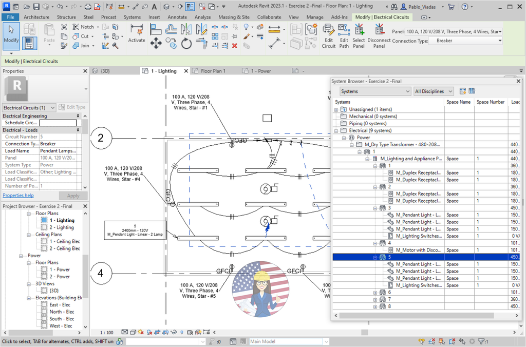 Autodesk Revit MEP Electrical 2023 Essentials – Virginia E-Learning&Training